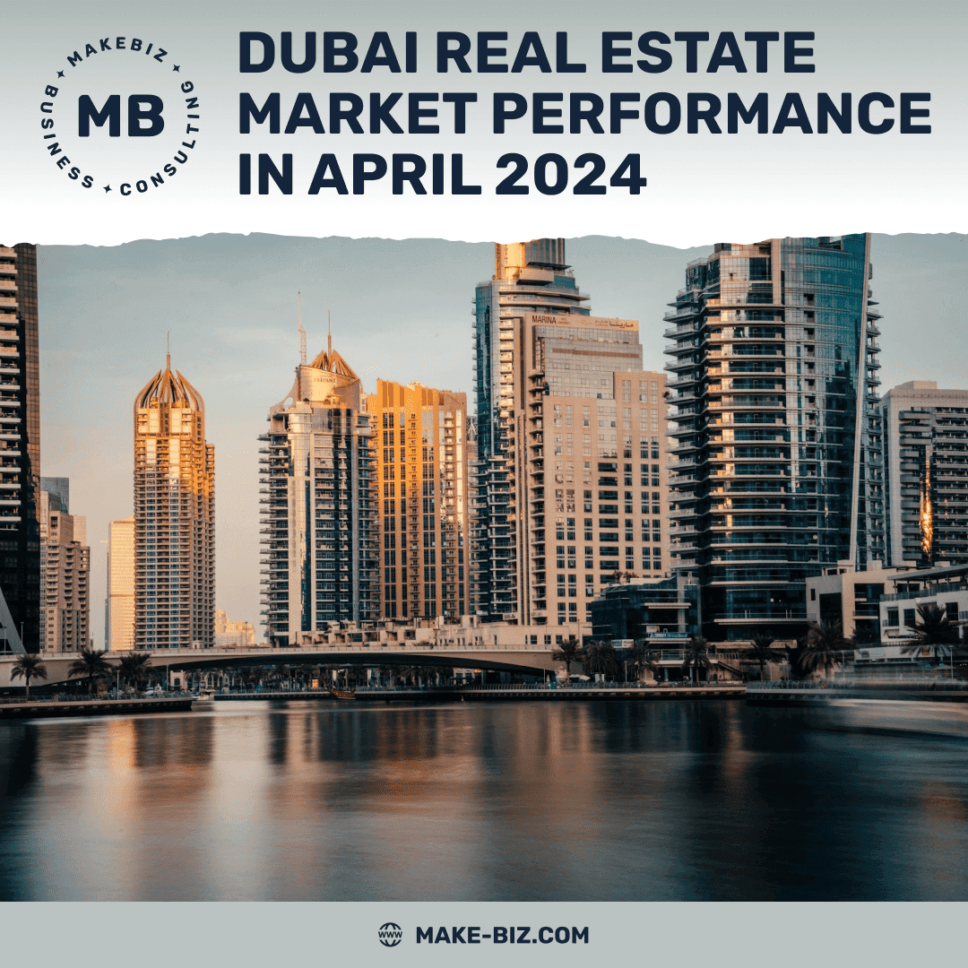 Dubai real estate market performance in April 2024 - Makebiz