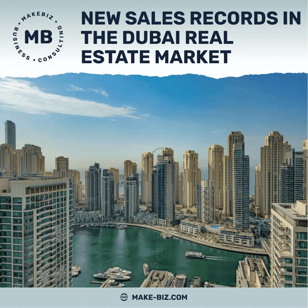 New sales records in the Dubai real estate market - Makebiz